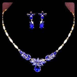 Jewelry | Royal Blue 2pcjewelry Set | Poshmark